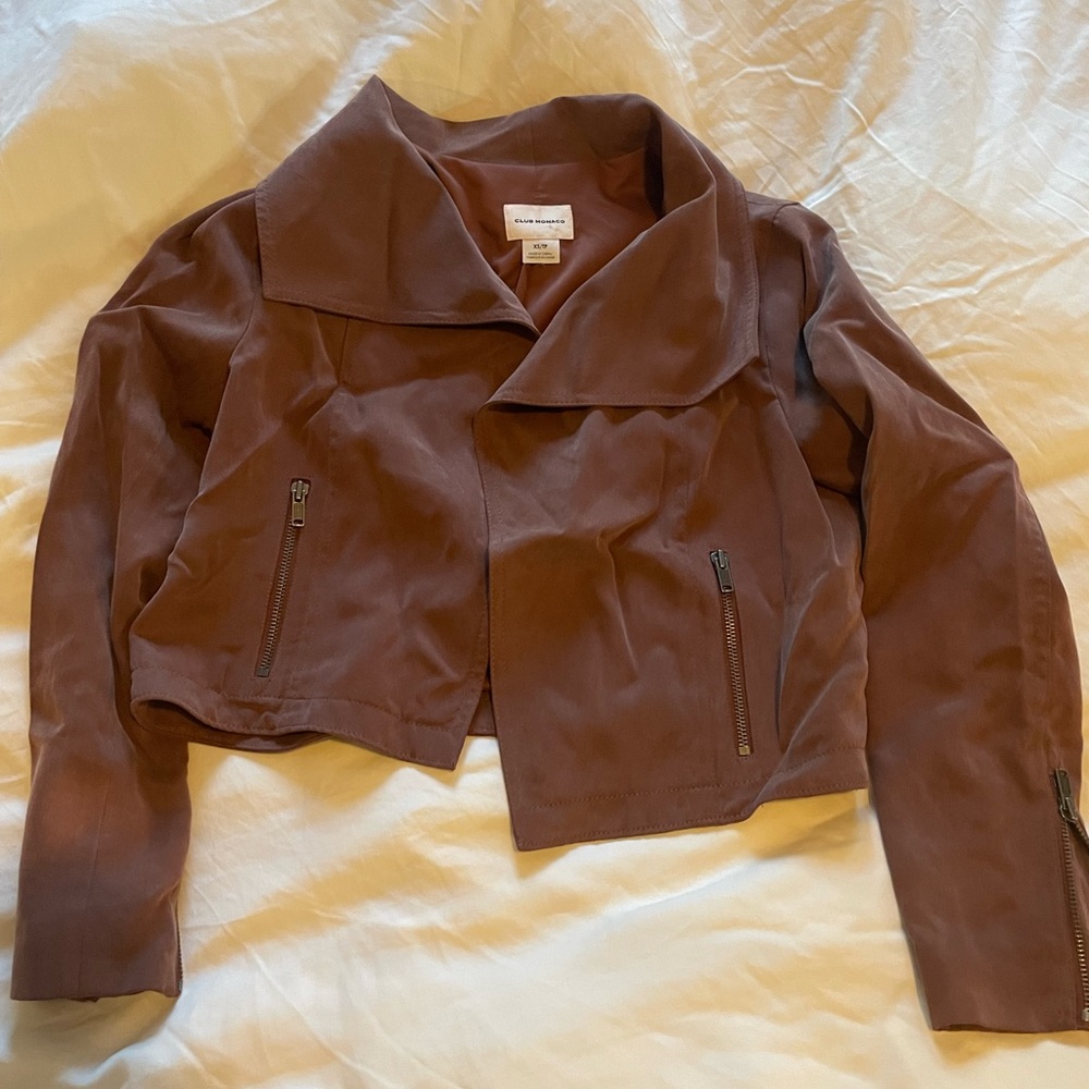 Club Monaco Cropped Jacket - Gem
